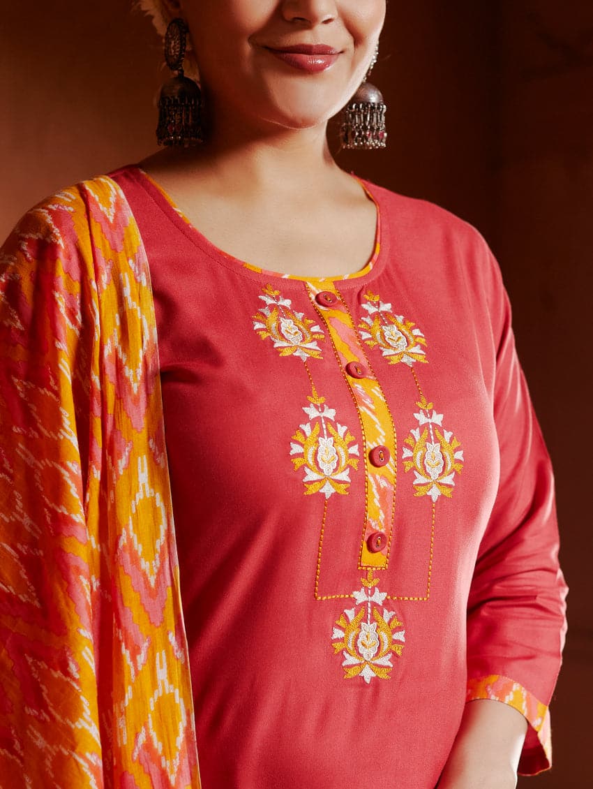 Shop Signature Suit Sets in Cotton Online - Women Plus