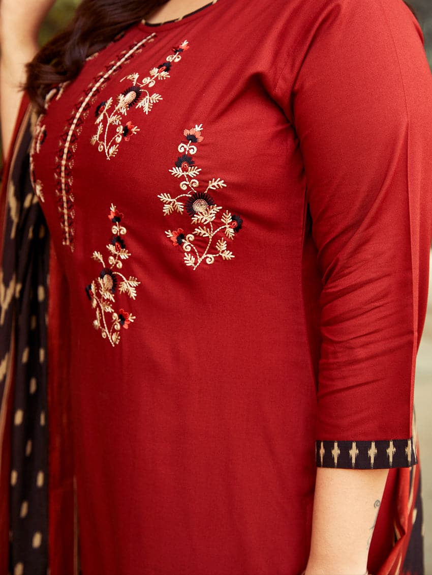 Shop Signature Suit Sets in Rayon Online - Women Plus